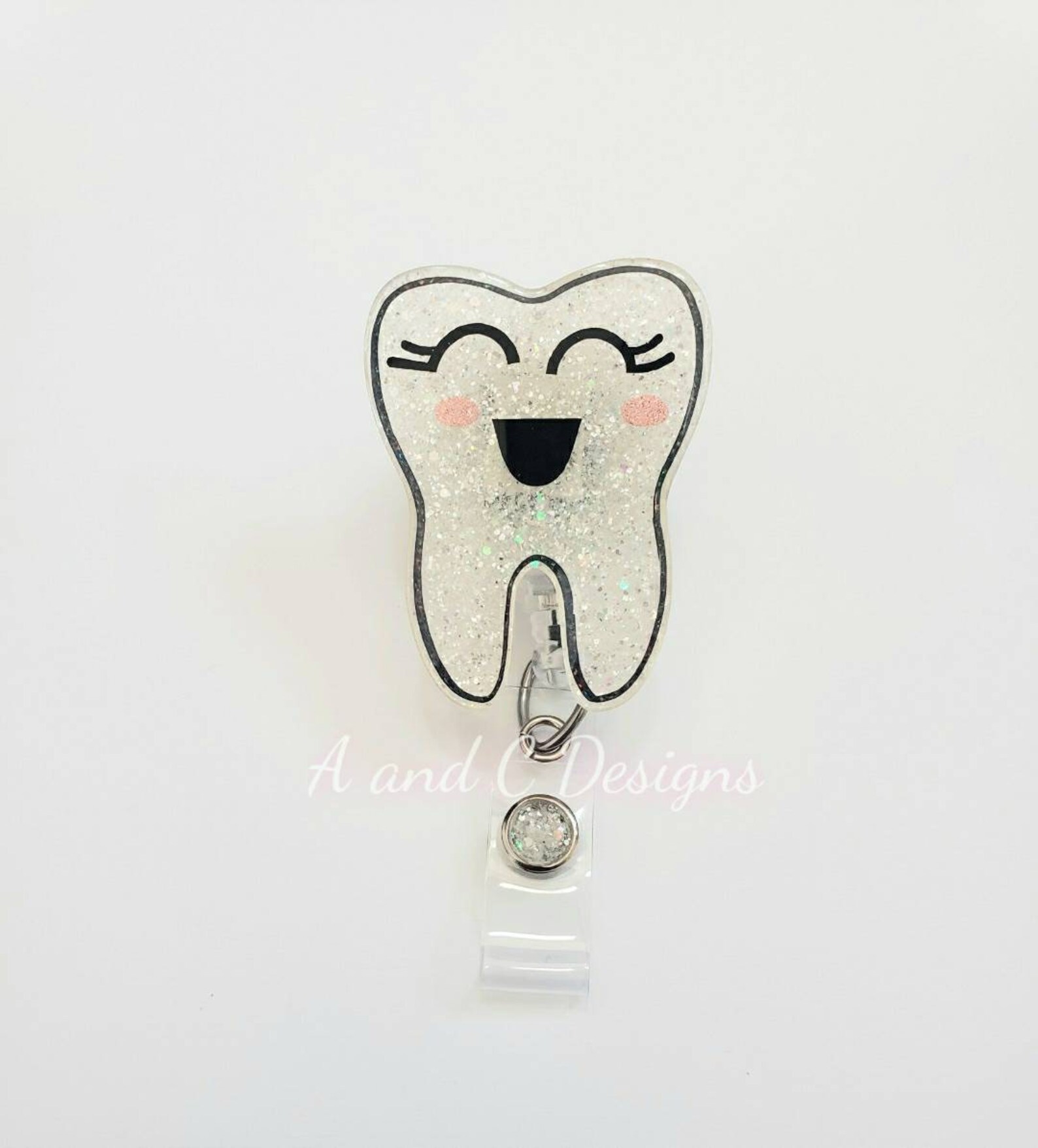 Tooth Badge Reel Interchangeable Badge Reel Medical ID - Etsy