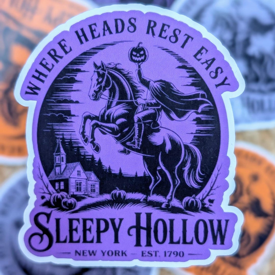 Legend of Sleepy Hollow Sticker | Headless Horseman | Halloween | Funny ...