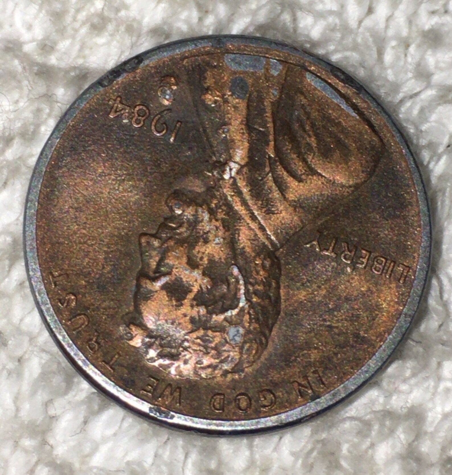 1984 S Brownish/orange Penny - Etsy