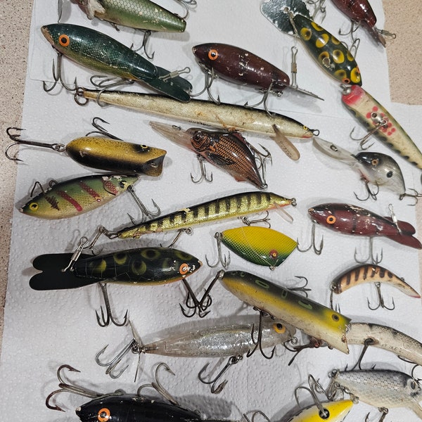 Old Fishing Lures - Etsy