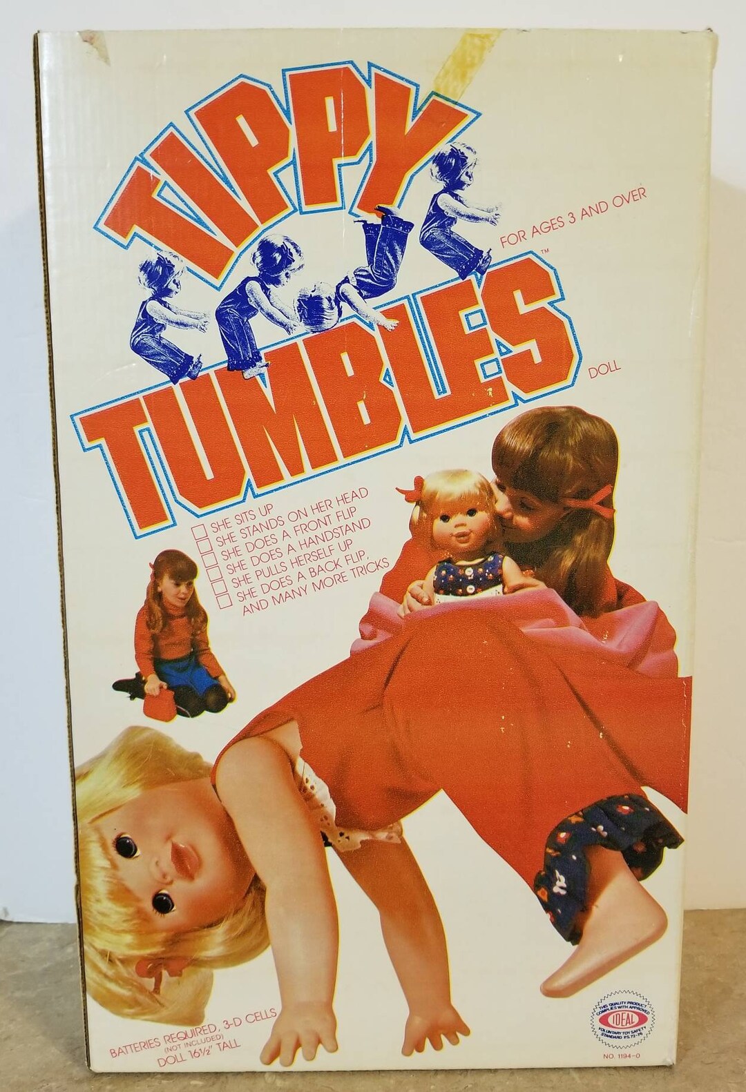 Vintage Ideal 1977 Tippy Tumbles Doll in Box Never Used NIB - Etsy