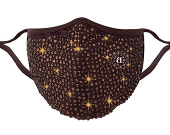 Brown Face Mask - Etsy