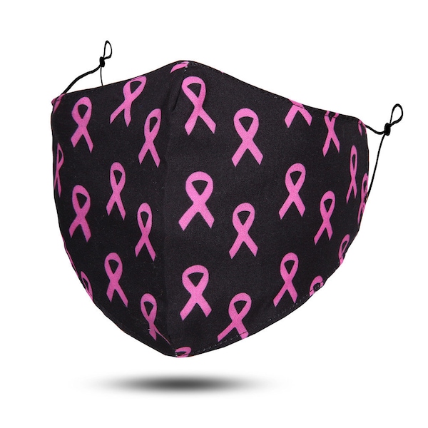 Breast Cancer Mask - Etsy