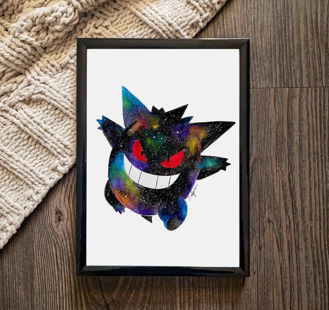 Pokemon - Gengar V2 Watercolor Art Print - Etsy