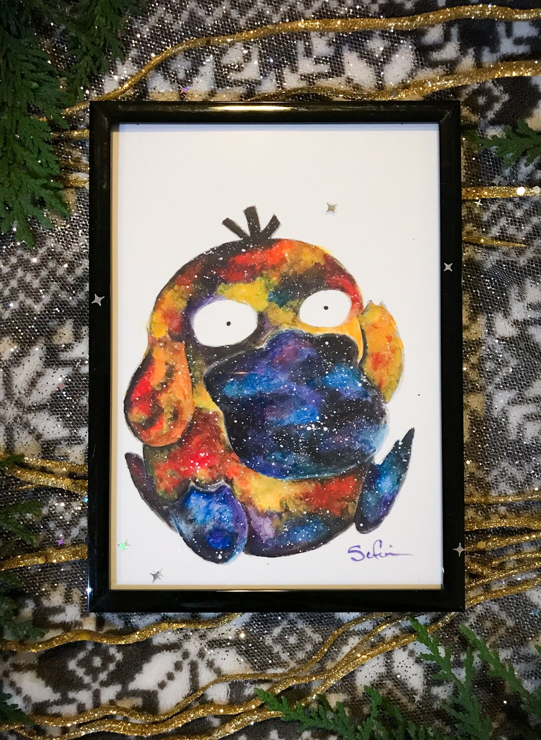 Pokemon Psyduck Watercolor Art Print - Etsy
