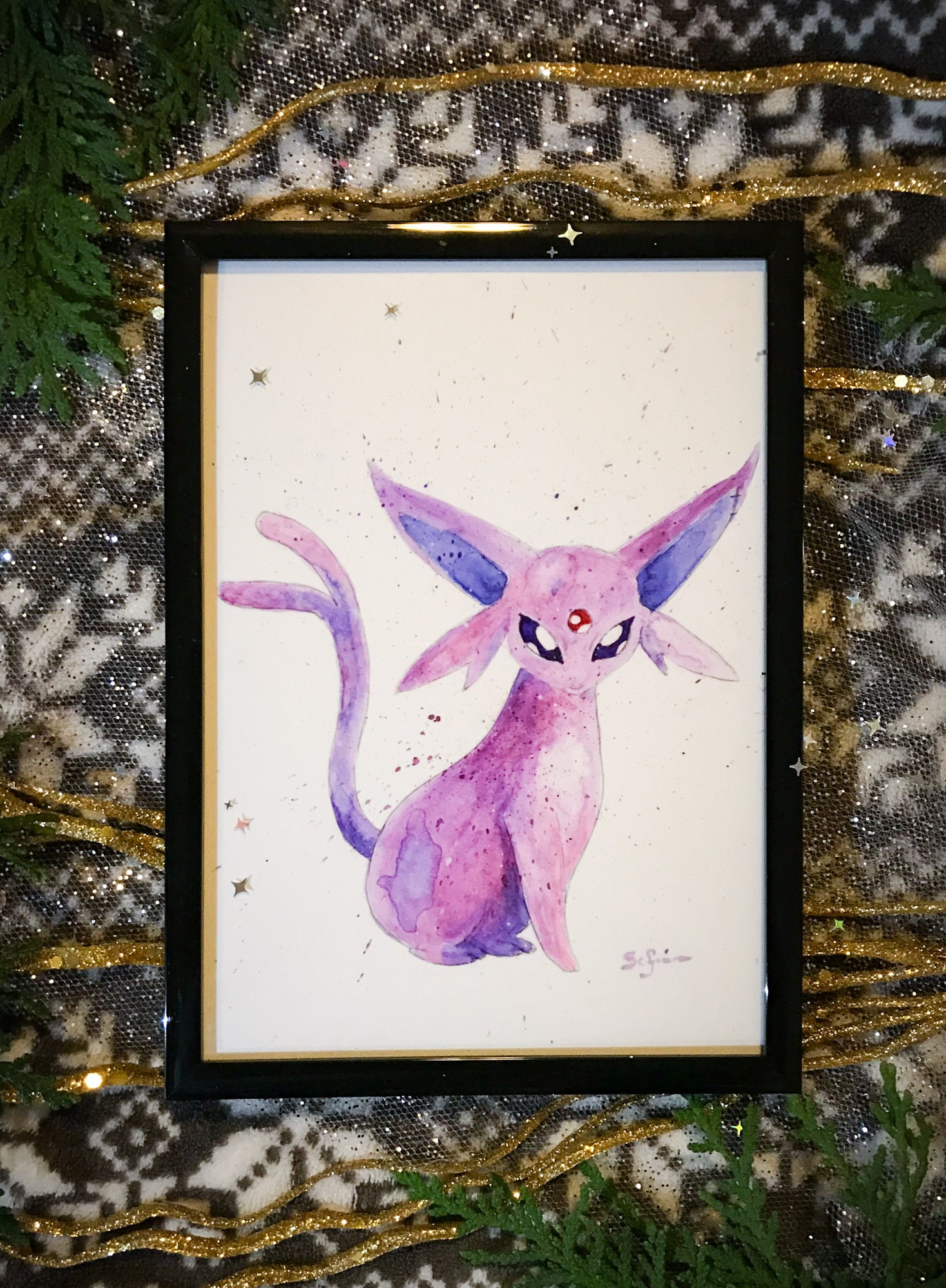 Stickers, Labels & Tags Sugar Skull Espeon Labels Paper & Party ...