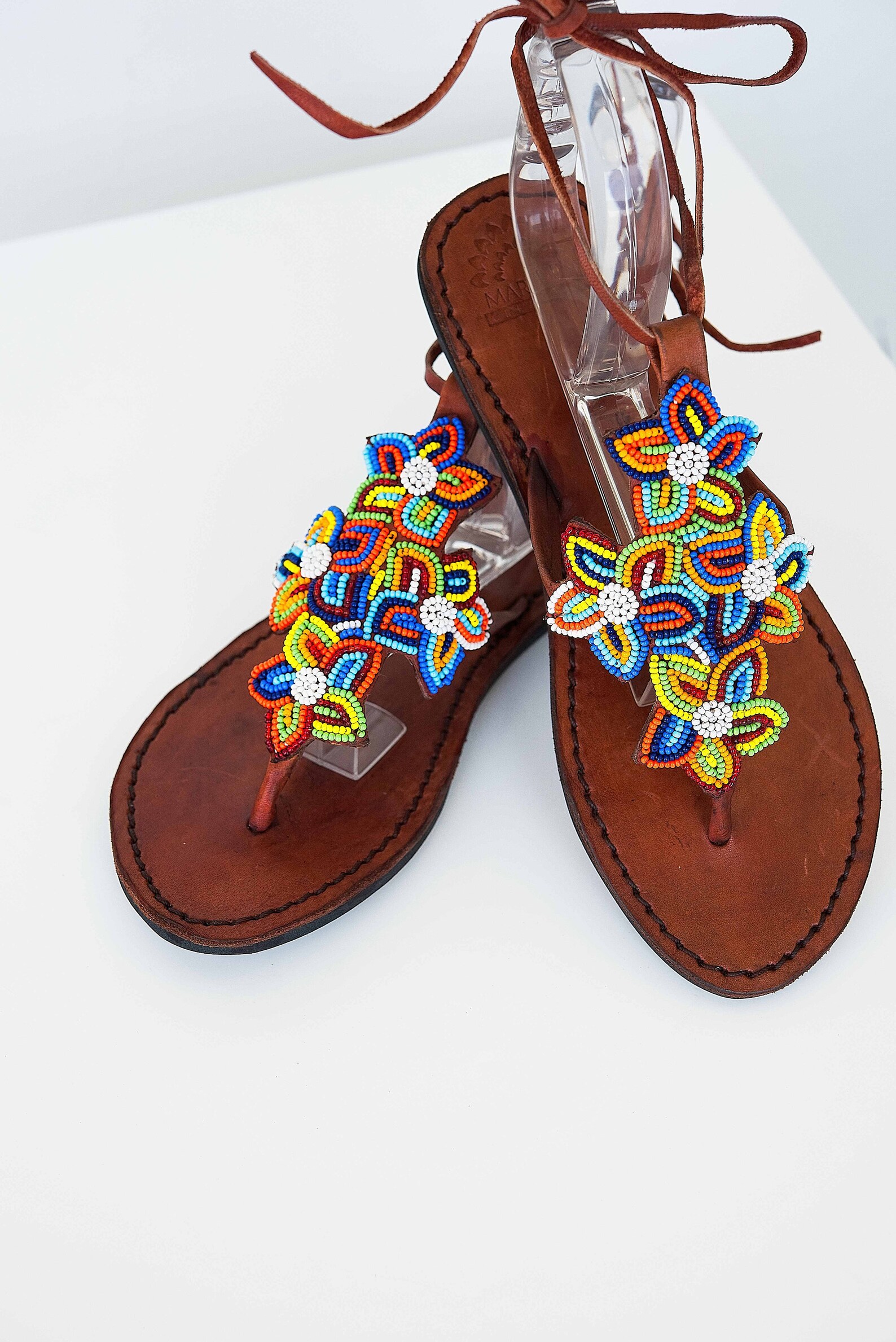 Sandalias de cuero de mujer hechas a mano Africa Free Spirited | Etsy