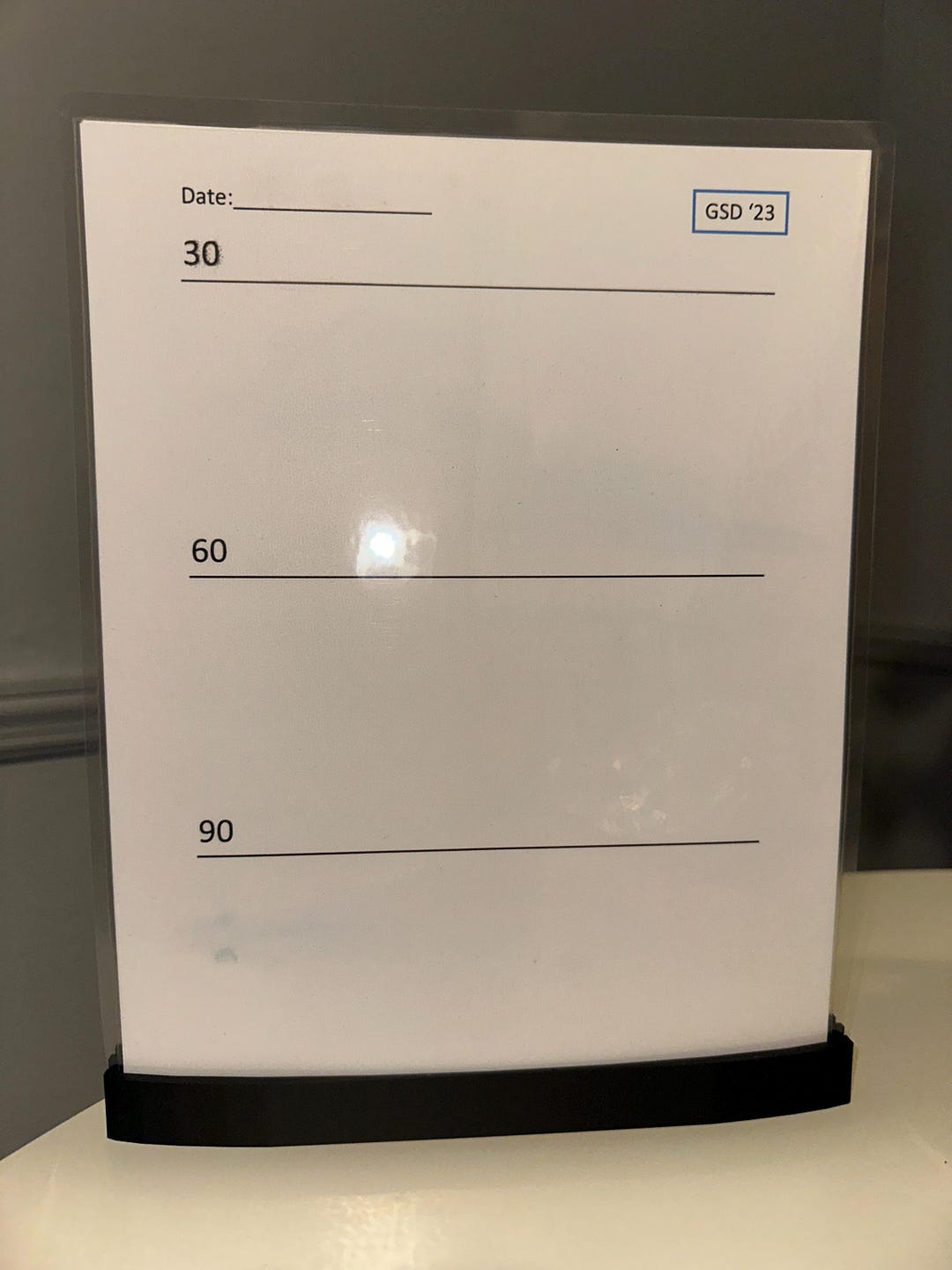 Paper Desk Stand/ DIY Whiteboard - Etsy