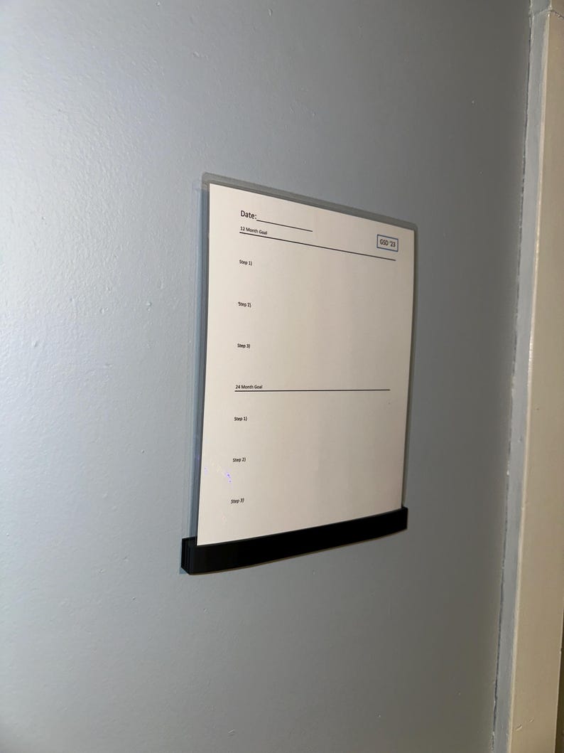 Paper Desk Stand/ DIY Whiteboard - Etsy