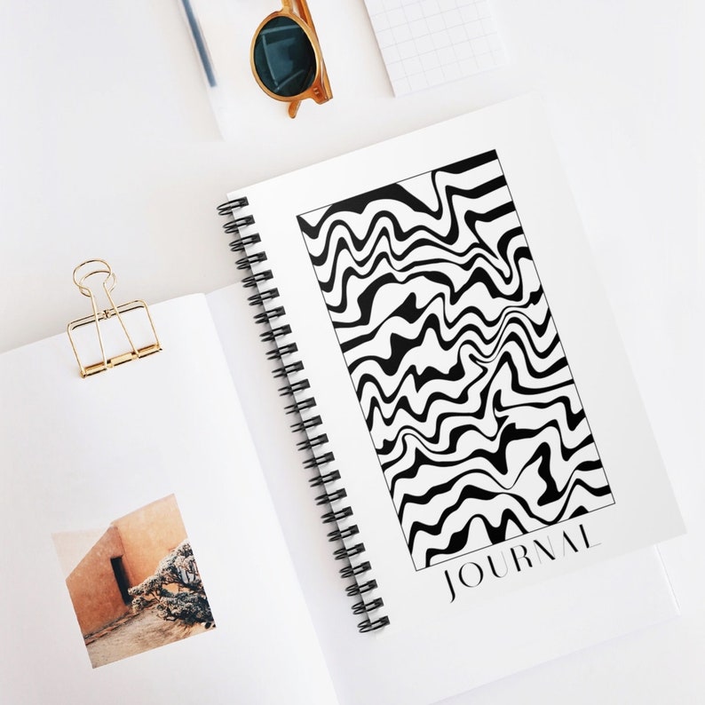 Black Wave Journal/notebook - Etsy