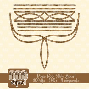 Boot Stitch Clipart, Western Cowboy Boot Stitch Pattern PNG, Commercial ...