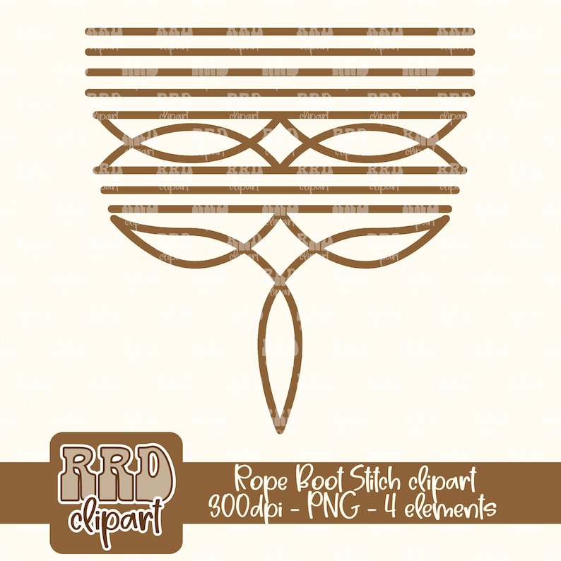 Boot Stitch Clipart, Western Cowboy Boot Stitch Pattern PNG, Commercial ...