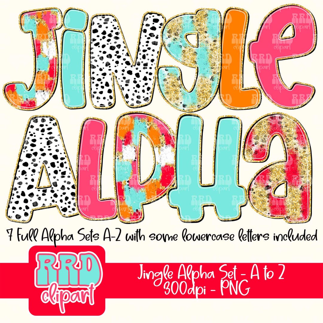 Brushstroke Alpha Set, Preppy Brush Stroke Alphabet PNG Clipart,glitter ...