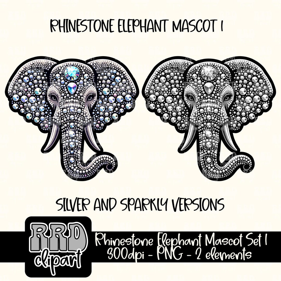 Faux Rhinestone Football Mascot Clipart, Faux Rhinestone Animal Mascot ...