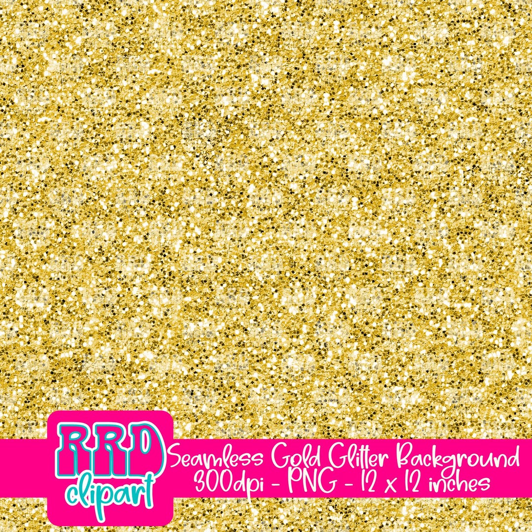 Gold Glitter Digital Paper, Gold Glitter Background, Brushstroke ...