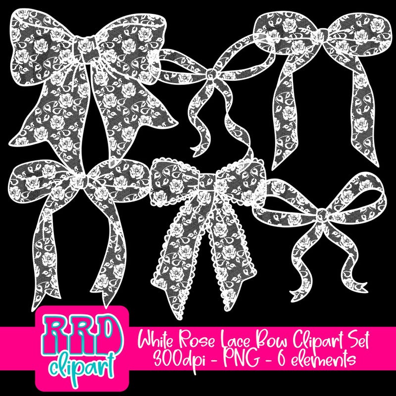 Rose and Bow Wall Paper - Etsy