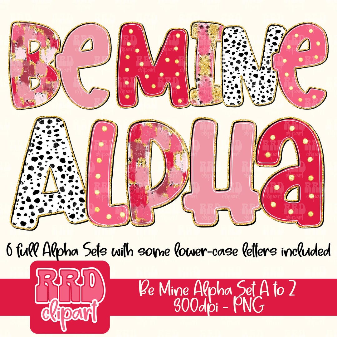 Brushstroke Alpha Set, Valentine Alphabet Png,preppy Brush Stroke ...