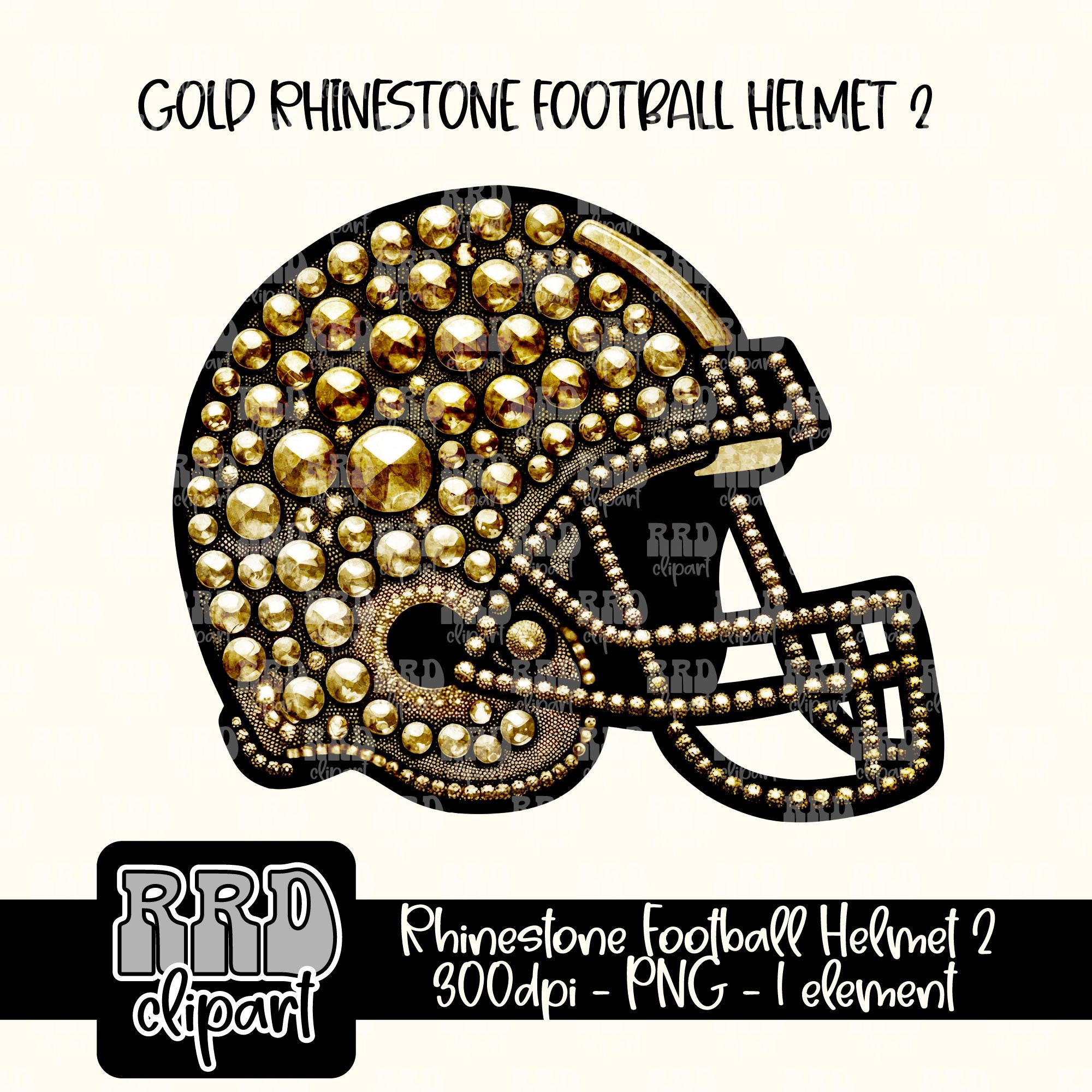Faux Rhinestone Football Helmet Clipart, Faux Rhinestone Mascot PNG ...