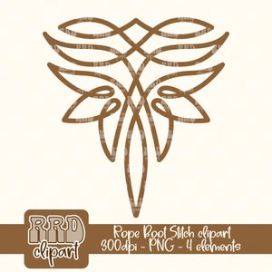 Boot Stitch Clipart, Western Cowboy Boot Stitch Pattern PNG, Commercial ...