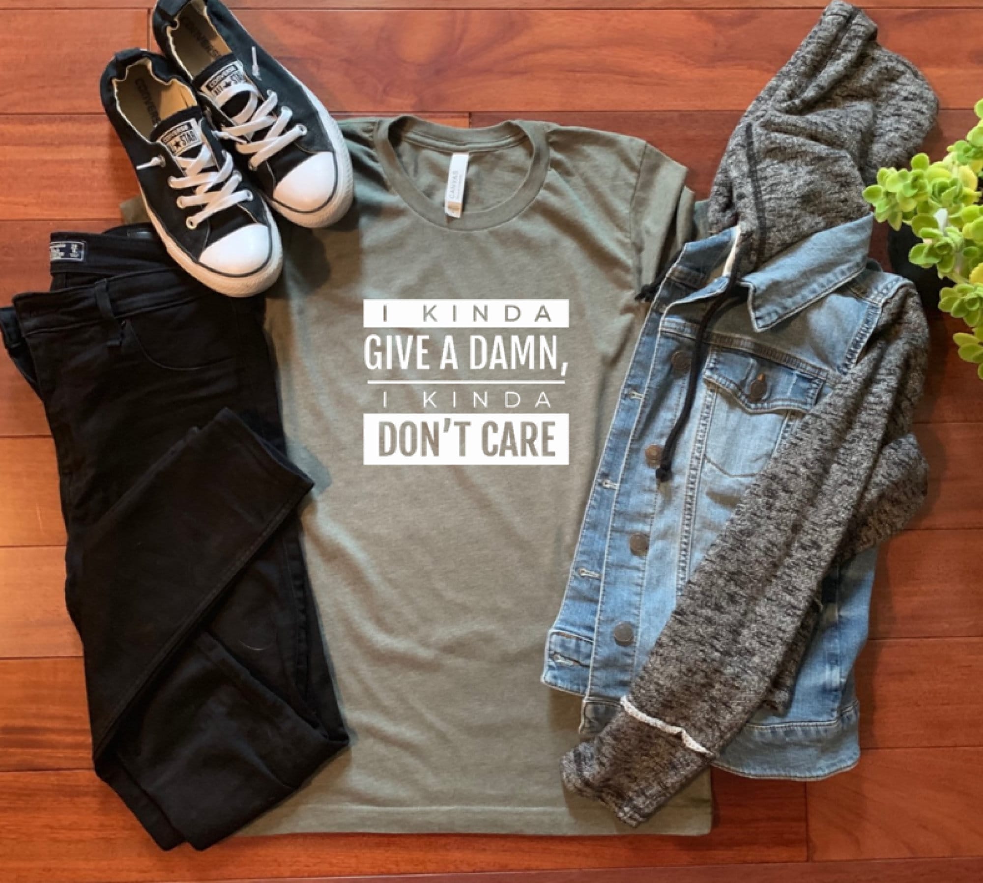 I Kinda Give a Damn, I Kinda Don't Care! - Etsy