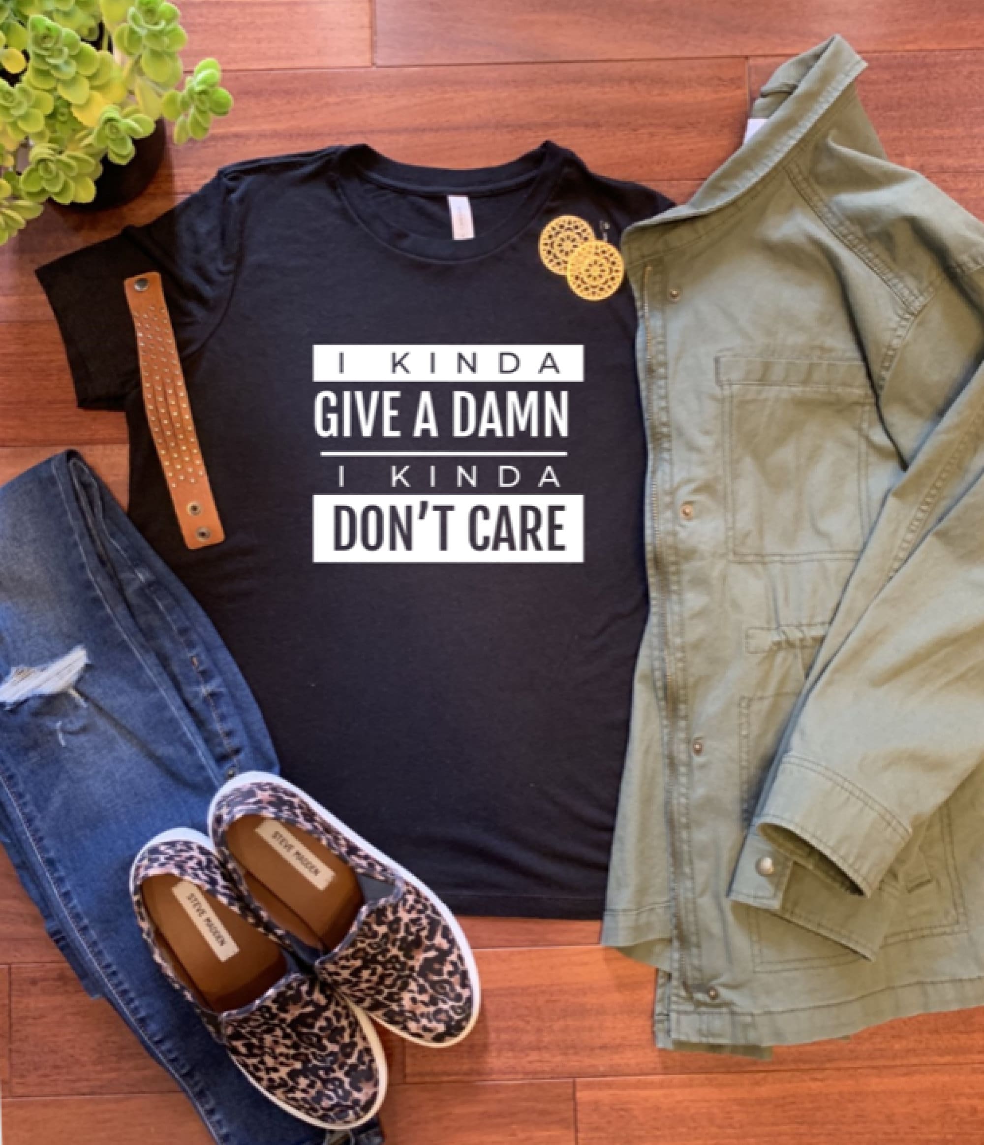 I Kinda Give a Damn, I Kinda Don't Care! - Etsy