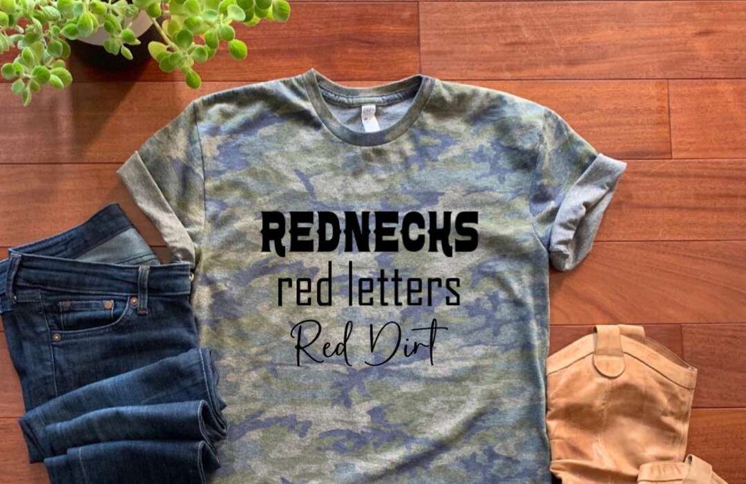 Rednecks, Red Letters, Red Dirt - Etsy