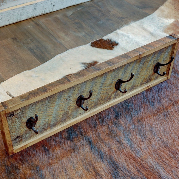 Barn Wood Coat Rack - Etsy