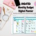 UNDATED Monthly Budget Planner Plus Goodnotes Digital Planner iPad ...