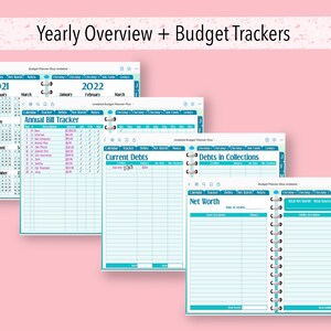 UNDATED Monthly Budget Planner Plus | Goodnotes | Digital Planner ...