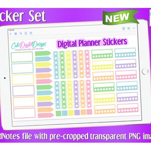 Digital Planner Sticker Set V.1 | Goodnotes | Digital Planner | iPad ...