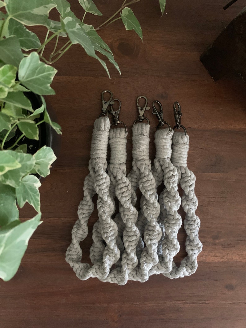 Macrame Keychain | Macrame Wrist Keychain - Etsy
