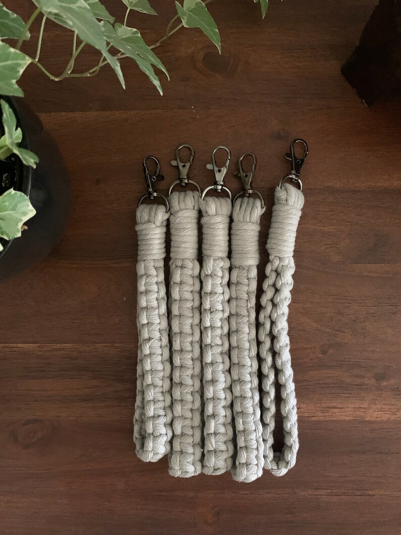 Macrame Keychain | Macrame Wrist Keychain - Etsy