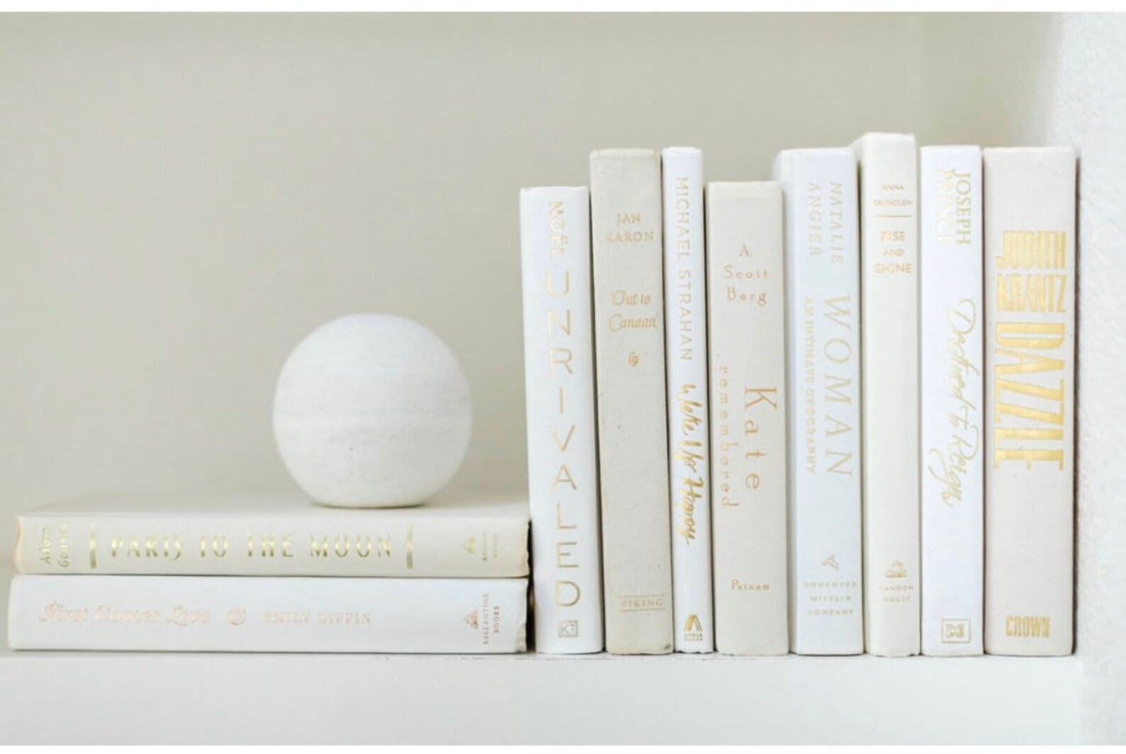 Bundle White and Ivory Decorative Books Books for Staging - Etsy