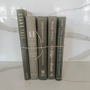 Bundle of Dark Grey Decorative Books Books for Staging - Etsy