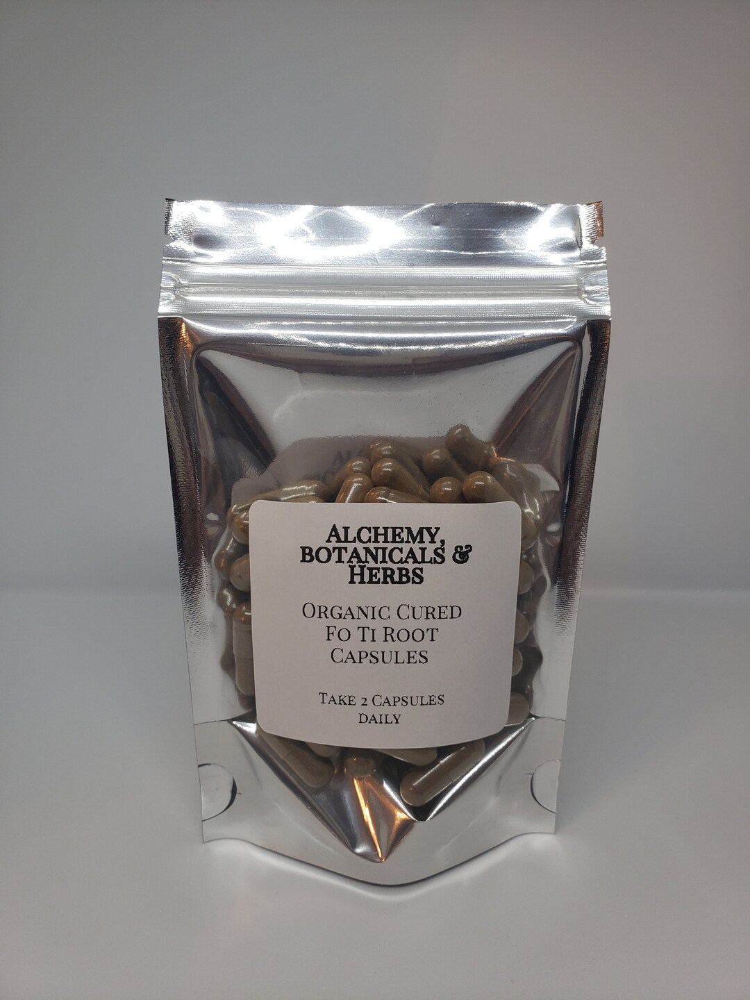 Organic Cured Fo-ti Root Powder Capsules - Vegan He Shou Wu - Etsy