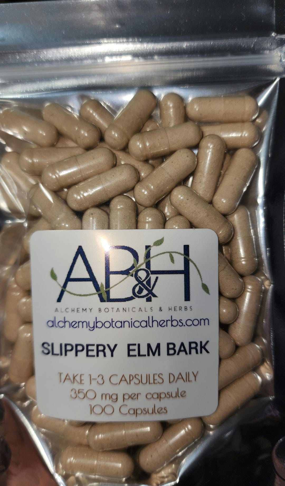 Slippery Elm Bark Capsules - Etsy