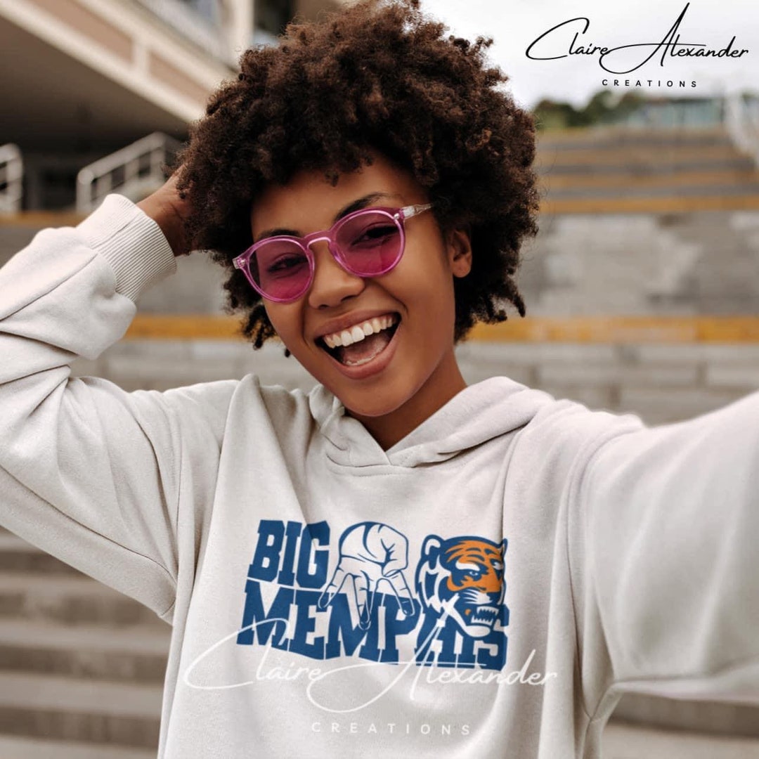 Big Memphis Hoodie University of Memphis Hoodie Memphis - Etsy