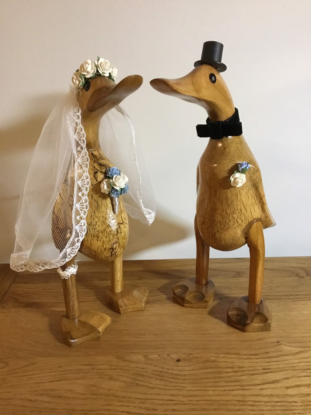 Mr & Mrs Duck Wedding Day Bride and Groom Ducks - Etsy