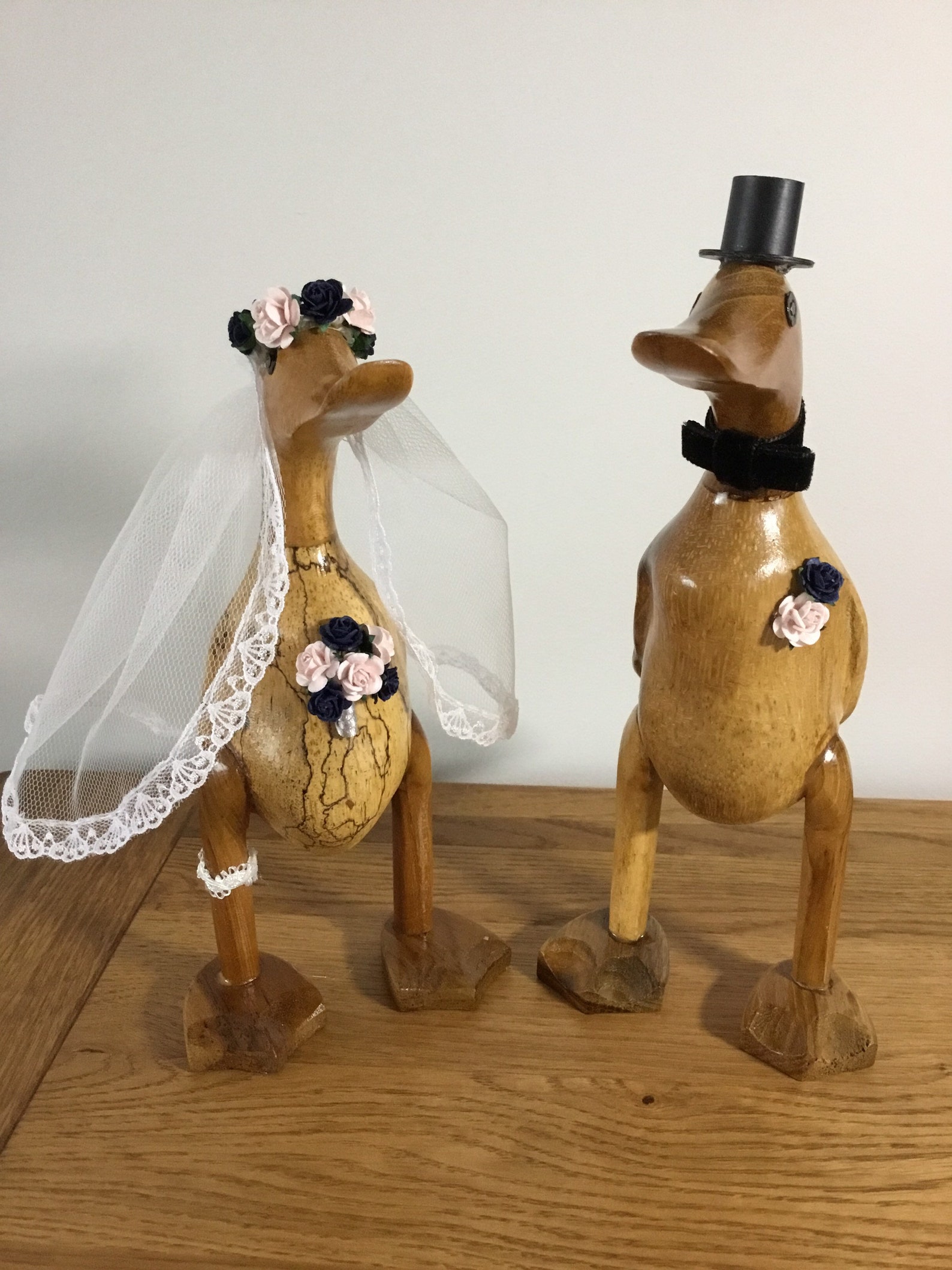 Mr & Mrs Duck Wedding Day Bride and Groom Ducks | Etsy