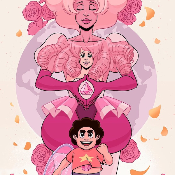 Rose Quartz Steven Universe Poster - Etsy