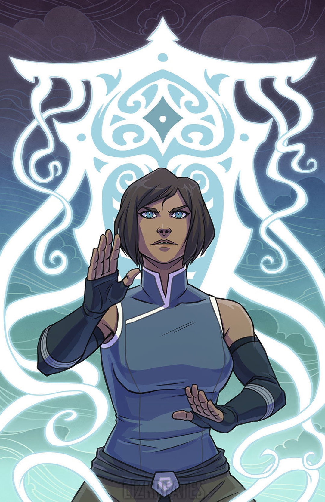 Korra and Raava Print / Poster 11x17 - Etsy