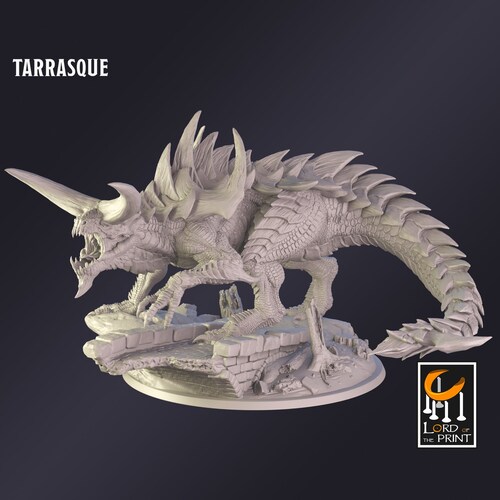 Tarrasque Miniature by Lord of the Print 3D Printed Dnd - Etsy