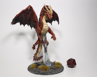 Dnd Red Dragon Mini - Etsy