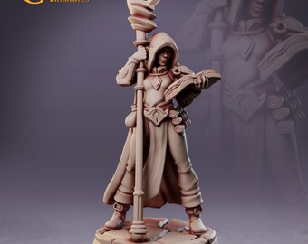 Human Female Wizard Miniature - Etsy