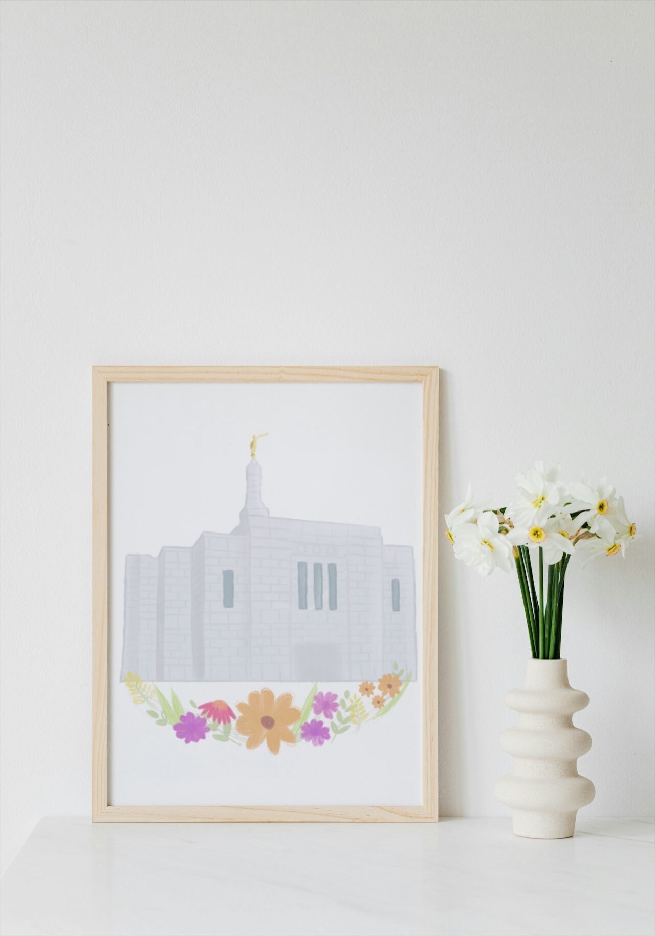Winter Quarters Temple Digital Watercolor | LDS Winter Quarters ...