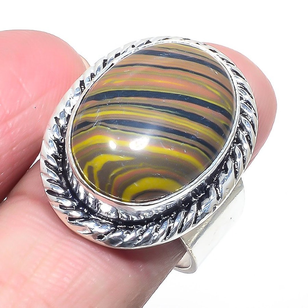 Tiger Eye Ring, Tigers Eye Signet Ring, Tiger Eye Gemstone Ring, Tiger ...