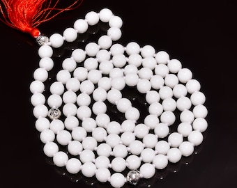 White Jade Mala - Etsy