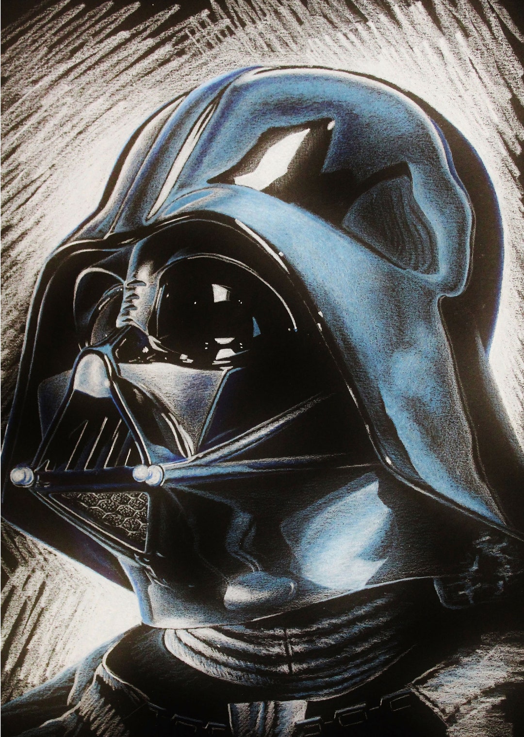 Darth Vader Art Print, Limited Edition A4 Art Print, Portrait Artwork ...