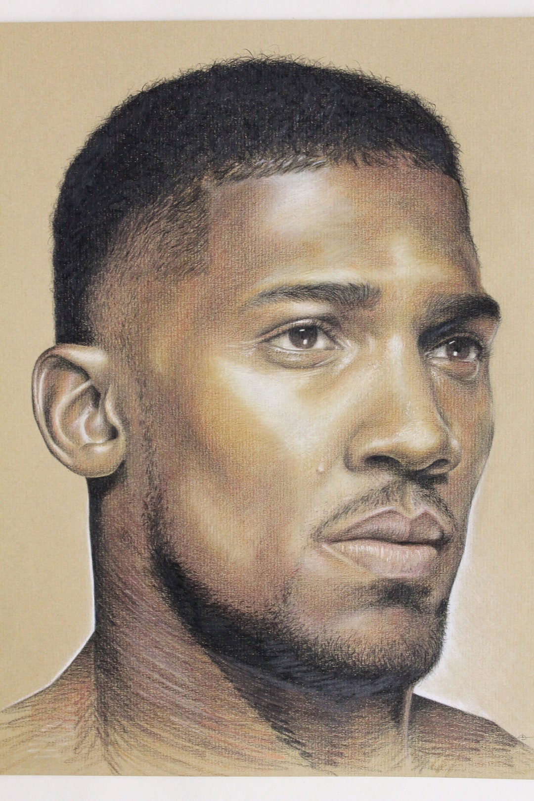 Anthony Joshua Portrait, Original Artwork, Portrait Drawing, Boxing ...