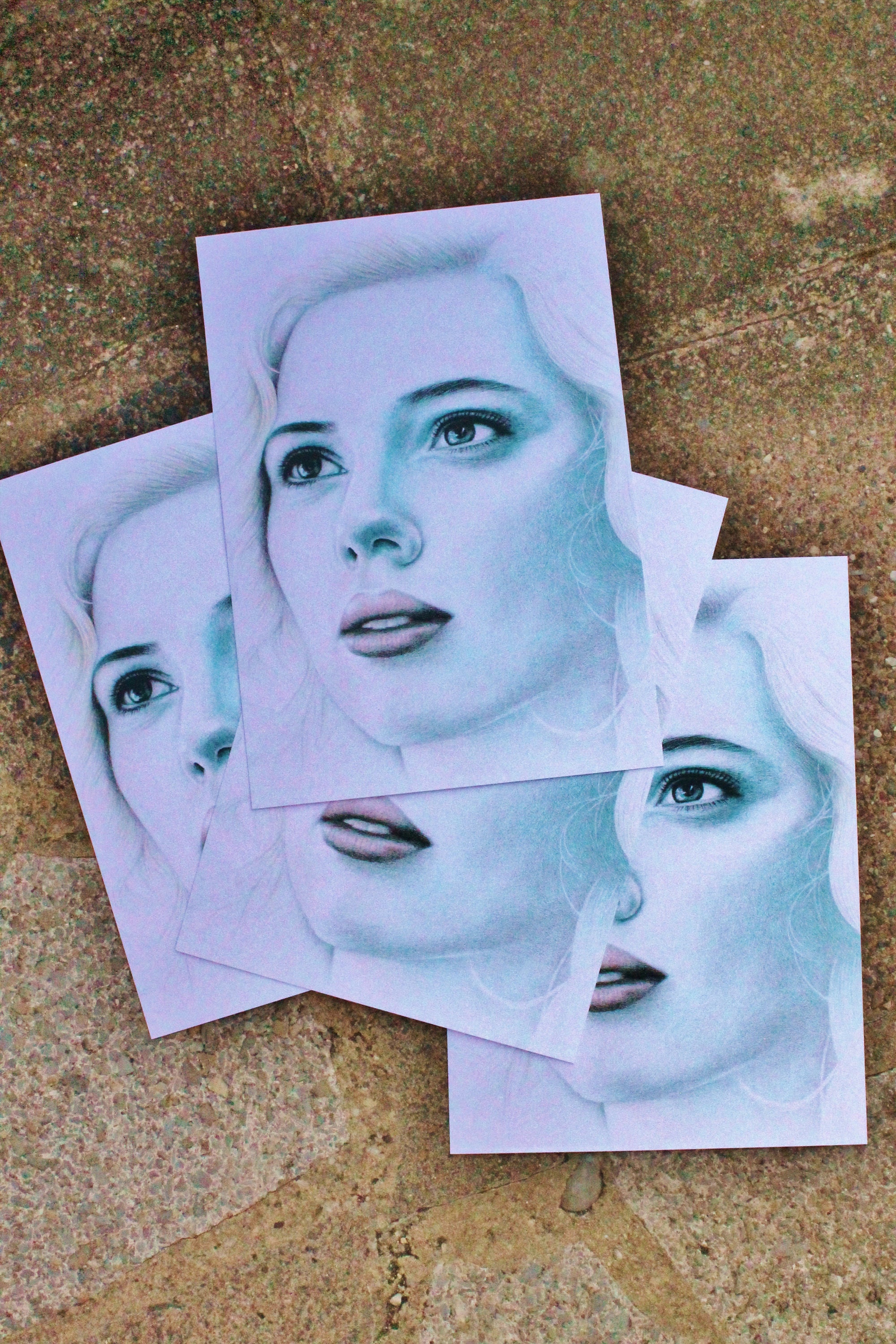 Scarlett Johansson Art Print Limited Edition A4 Art Print Portrait 1667